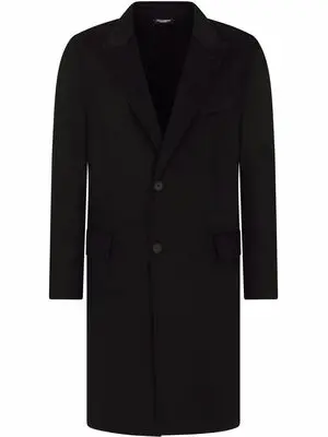 Dolce & Gabbana Single-breasted Cashmere Coat