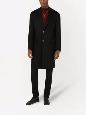 Dolce & Gabbana Single-breasted Cashmere Coat