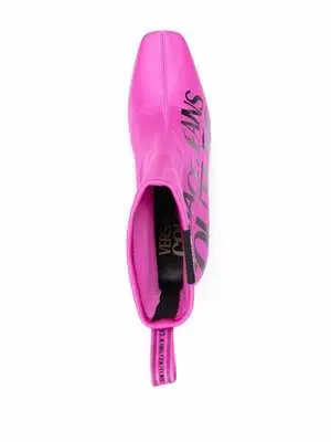 Versace Logo-print Ankle Boots