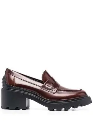 TOD'S Leather Penny Loafers