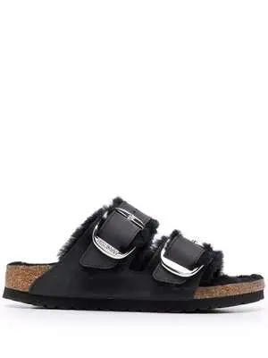 BIRKENSTOCK Arizona Big Buckle Shearling Sandals