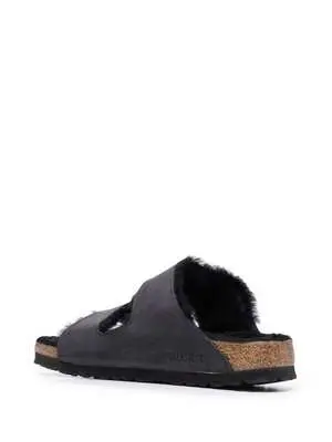 BIRKENSTOCK Arizona Big Buckle Shearling Sandals