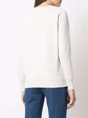 MARANT ETOILE Logo-print Sweatshirt - Neutrals