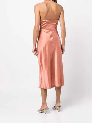 NICHOLAS Halterneck Draped Dress