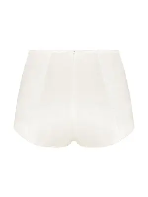 Dolce & Gabbana High-waisted Satin Briefs - White