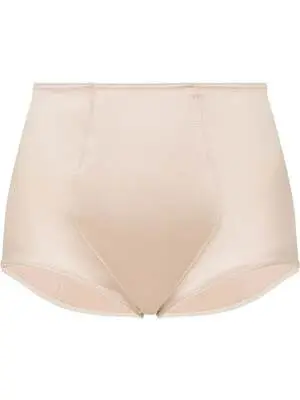Dolce & Gabbana High-waisted Satin Briefs - Neutrals