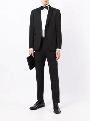 Giorgio Armani Long-sleeved Cotton Shirt - White