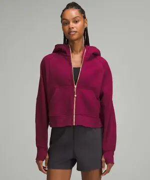 Lululemon Lululemon Scuba Oversized Full-Zip Hoodie Deep Luxe/gold