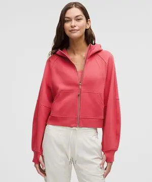 Lululemon Lululemon Scuba Oversized Full-Zip Hoodie Desert Red