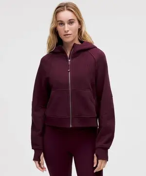 Lululemon Lululemon Scuba Oversized Full-Zip Hoodie Garnet