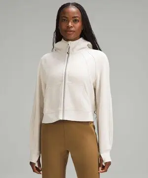 Lululemon Lululemon Scuba Oversized Full-Zip Hoodie Heathered Bone