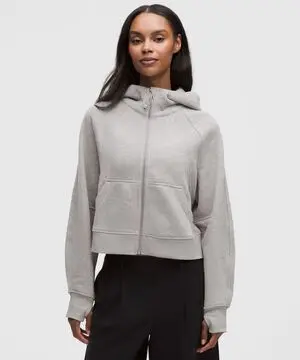 Women's Cropped Hoodies with Elastic Hem