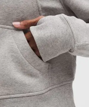 Lululemon Scuba Oversized Full-zip Hoodie - Heathered Core Medium Grey