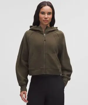 Lululemon Lululemon Scuba Oversized Full-Zip Hoodie Olive Brown