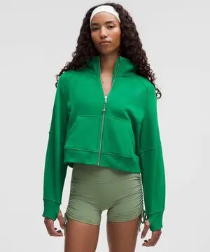 Lululemon Lululemon Scuba Oversized Full-Zip Hoodie Raceway Green