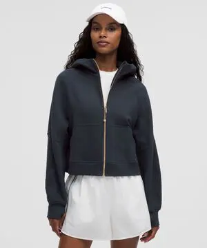 Lululemon Lululemon Scuba Oversized Full-Zip Hoodie True Navy/gold
