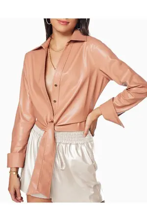 Ramy Brook Wylder Front Tie Top