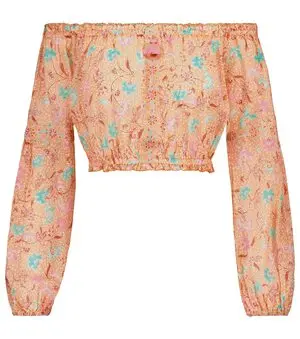 Poupette St Barth Cuffed Blouses