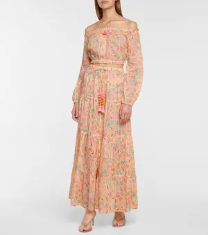 Poupette St Barth Rachel Printed Crop Top
