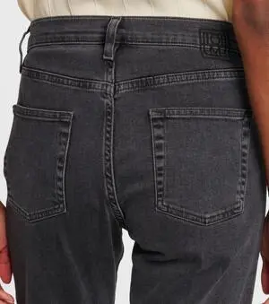 TOTEME Mid-rise Straight Jeans - Grey