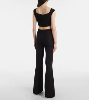 Safiyaa Halluana Flared Pants - Black