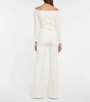 Safiyaa Halluana Flared Pants - White