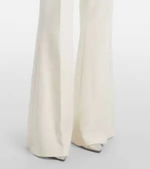 Safiyaa Halluana High-rise Flared Pants - White