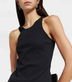 TOTEME Ribbed-knit Stretch-cotton Tank Top