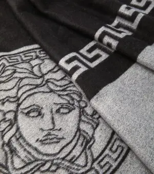 Versace Greca Key And Medusa Blanket