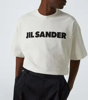 JIL SANDER Logo Cotton T-shirt - White