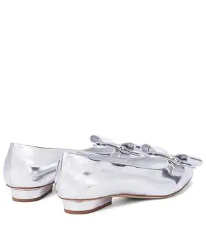 FERRAGAMO Viva Leather Ballet Flats