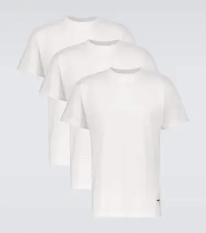 JIL SANDER Pack Of Three Cotton T-shirts - White