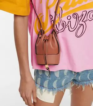 Loewe Paula's Ibiza Balloon Nano Leather Tote