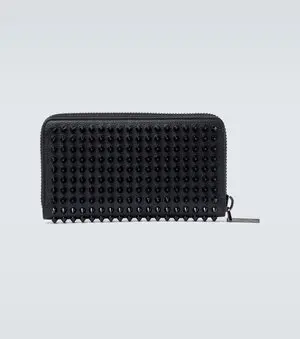 CHRISTIAN LOUBOUTIN Panettone Leather Wallet - Black