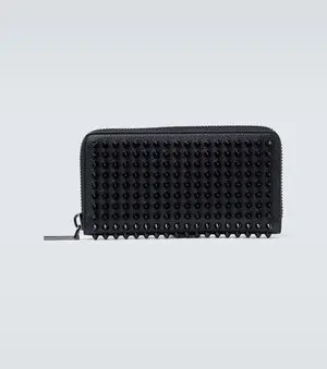 CHRISTIAN LOUBOUTIN Panettone Leather Wallet - Black