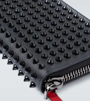 CHRISTIAN LOUBOUTIN Panettone Leather Wallet - Black