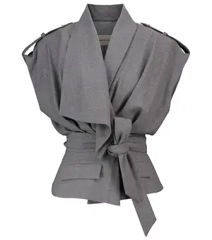 Alexandre Vauthier Stretch-wool Vest