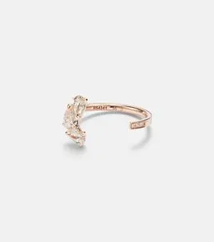 REPOSSI Serti Sur Vide 18kt Rose Ring With Diamonds - Gold