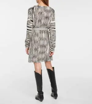 Missoni One-shoulder Cashmere Minidress