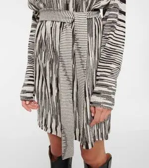 Missoni One-shoulder Cashmere Minidress