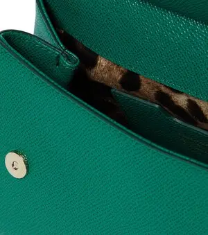 Dolce & Gabbana Sicily Small Leather Shoulder Bag