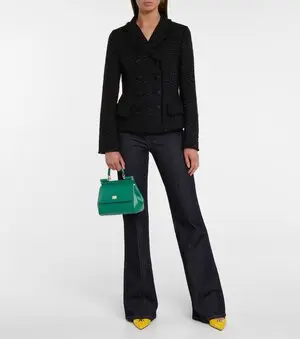 Dolce & Gabbana Sicily Small Leather Shoulder Bag
