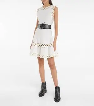 Alaïa Vienne Wool-blend Minidress