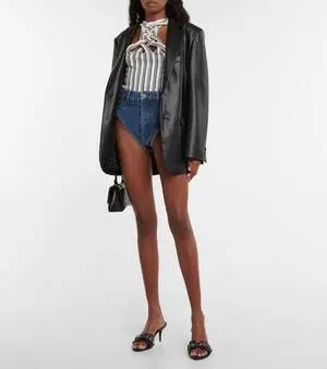 Y/project Denim Shorts