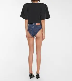 Y/project Denim Shorts