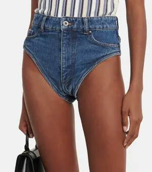 Y/project Denim Shorts