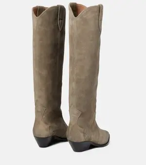 Isabel Marant Étoile Denvee Suede Knee-high Boots - Brown