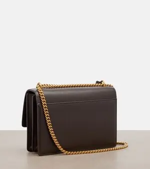 Saint Laurent Sunset Medium Leather Shoulder Bag - Brown