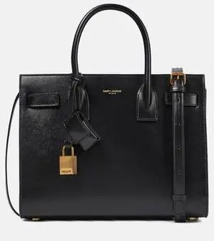 Saint Laurent Sac De Jour Baby Leather Tote - Black
