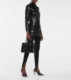 Saint Laurent Sac De Jour Baby Leather Tote - Black